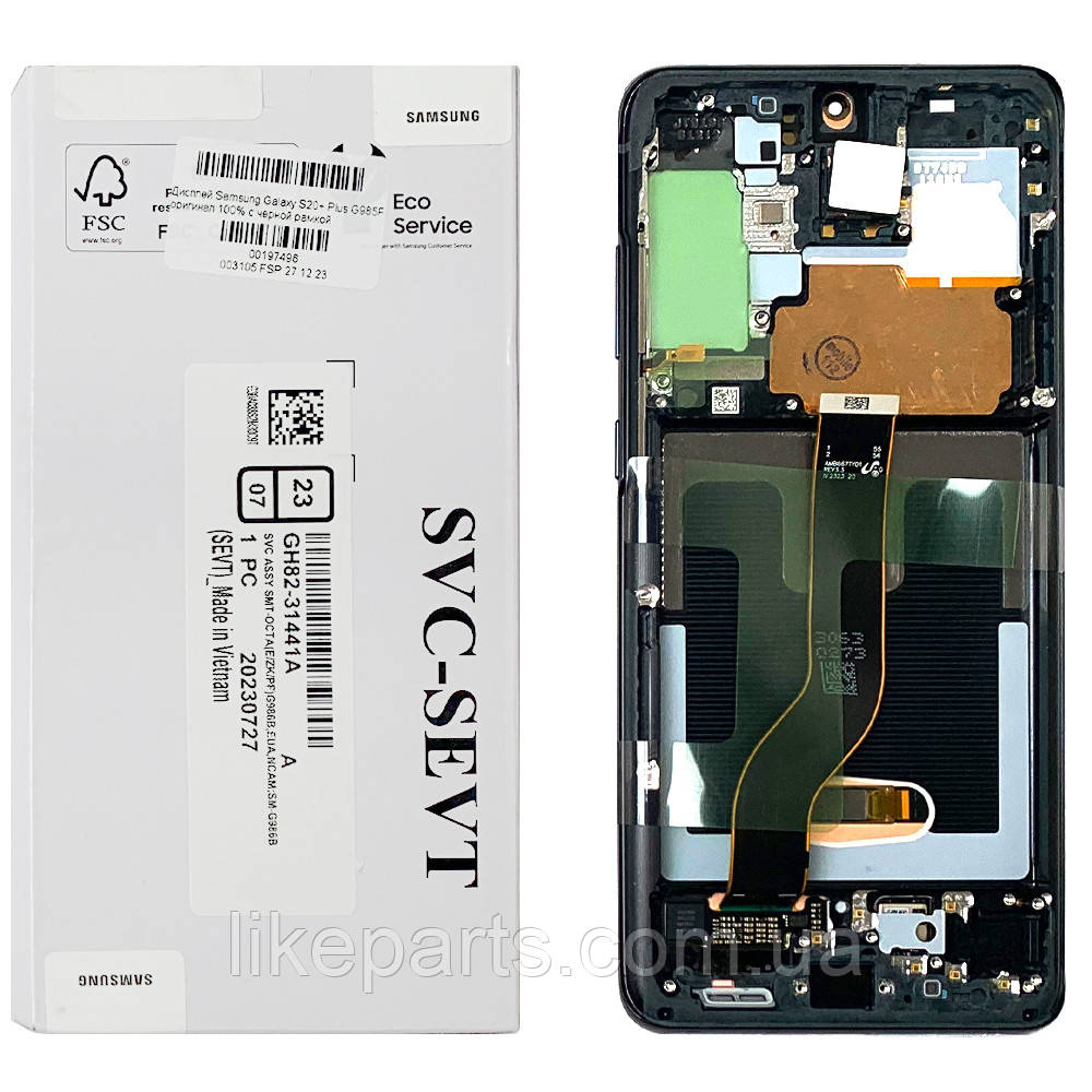 Дисплей Samsung Galaxy S20+ Plus G985F G986F з тачскріном оригінал 100% ...