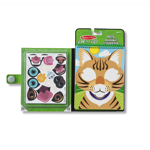 Наклейки многоразовые Melissa & Doug с блокнотом Домашние животные MD30512 (ID#2061022240), цена ...