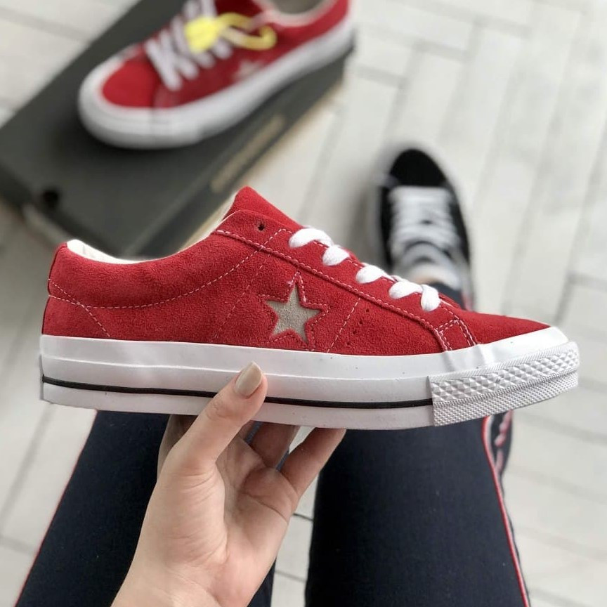Кеды женские Converse All Stars / кеди конверс / красные конверси ...