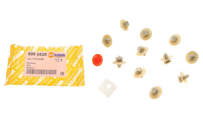 Клипса крепления молдинга Renault Kangoo/Trafic (к-кт) (5050526 ...