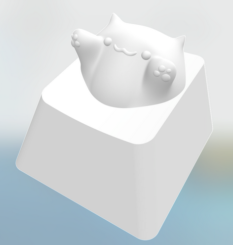 Bongo Cat Cherry-MX keycap, кнопка для клавиатуры (ID#2062580673), цена ...