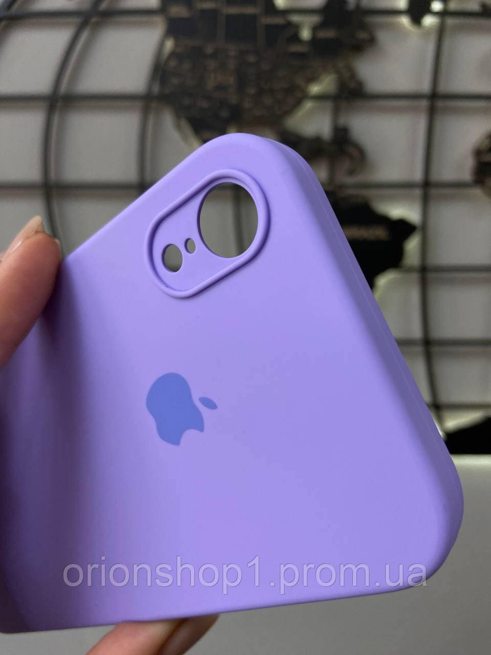 Чехол с квадратными бортами Silicone Case для iPhone XR, качественный ...