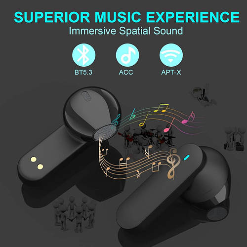 Беспроводные наушники TONOMO Bluetooth-наушники Шумоподавляющие ...