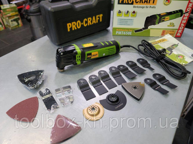 Реноватор +Насадки / Многофункциональный инструмент Procraft PMT650E Гарантия 12мес (ID ...