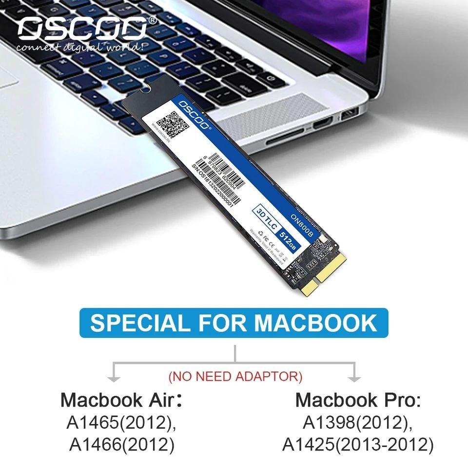 SSD 256Gb для Apple MacBook Air Pro 2012 2013 гг Oscoo ON800B (ID ...