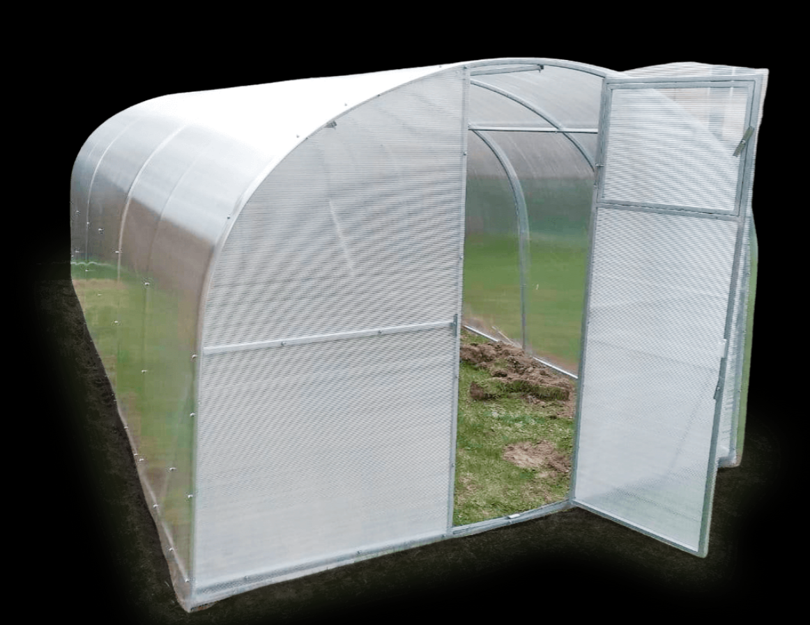 Теплиця «Титан» 3×4 з квадратної оцинкованої труби 1,5 мм з ...