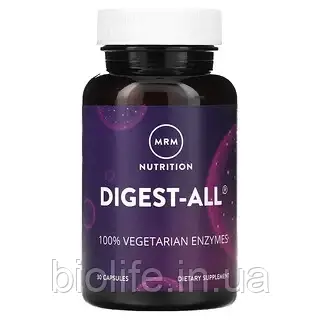 MRM Nutrition, Digest-All, 30 капсул в Украине (ID#1895316600), цена ...