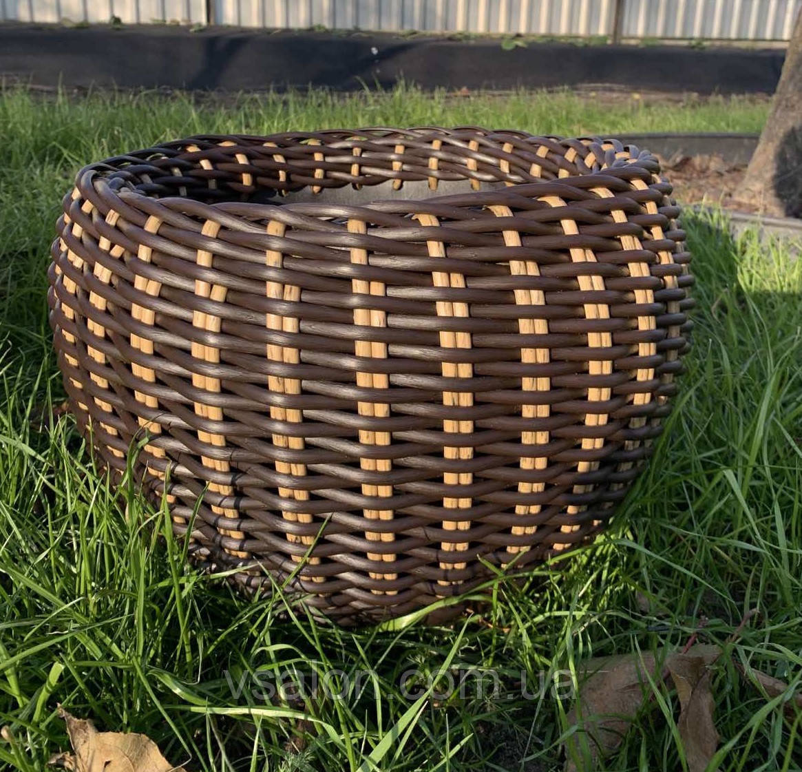 Кашпо для квітів із ротангу 12л Id 1439363866 цена 500 ₴ купить на Prom Ua
