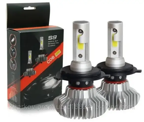 Автолампы LED S9 H7 Лед лампа в фары Светодиодная лампа для авто ...