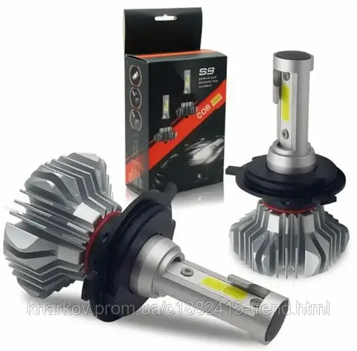 Автолампы LED S9 H7 Лед лампа в фары Светодиодная лампа для авто ...