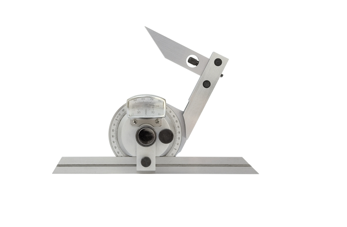 Купить Угломер УМ 4, длинна 150 мм, диапазон 0-360 град, цена деления 5 ...