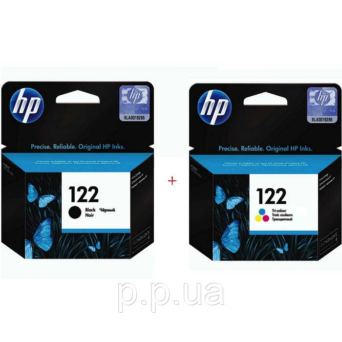 Картриджі HP 122 Black + HP 122 Color (Set122) (ID#2065364602), ціна ...