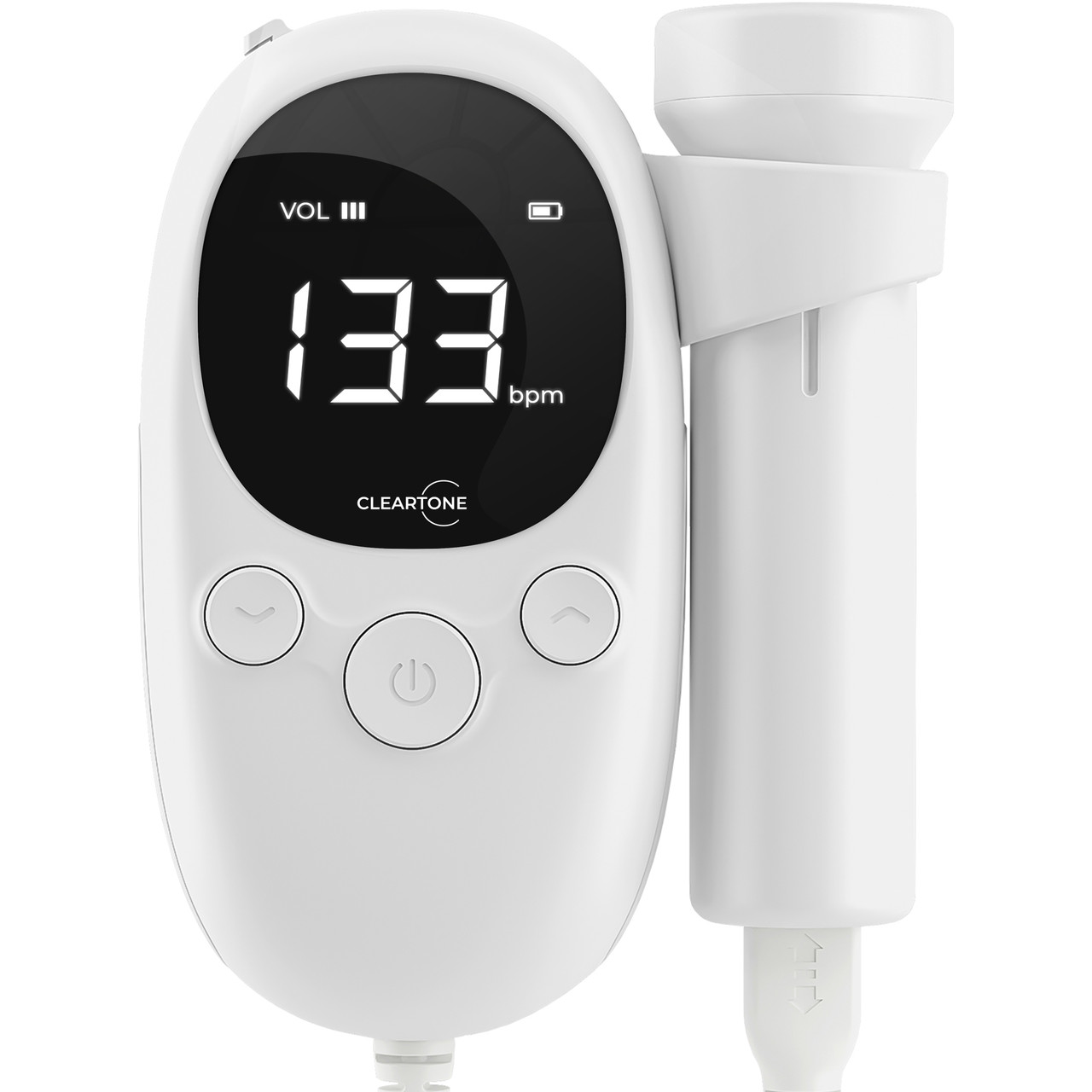 Фетальний доплер CLEARTONE U90, кишеньковий ультразвуковий доплер для ...