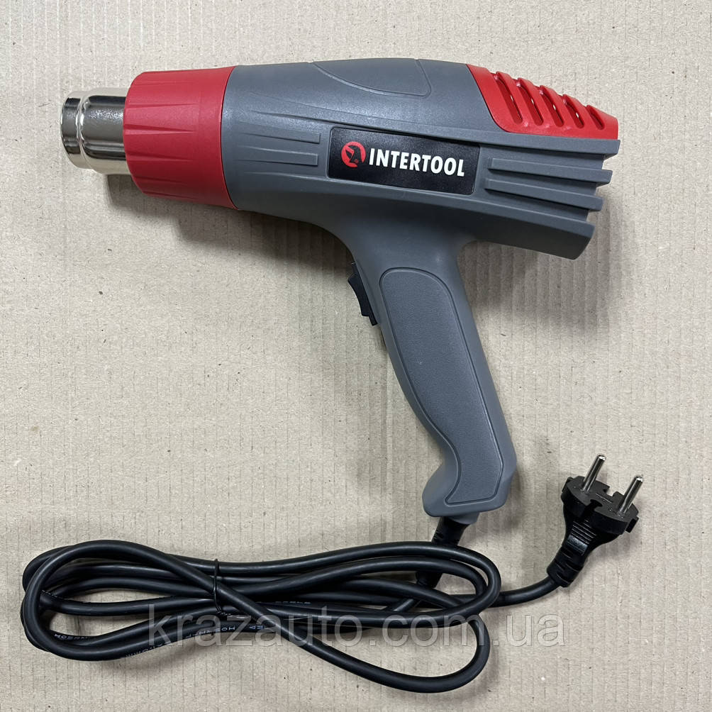 Фен технічний 2000 Вт, 2 режими, 400-600 °C, 300-500 л/хв INTERTOOL DT-2416: продаж, ціна у ...