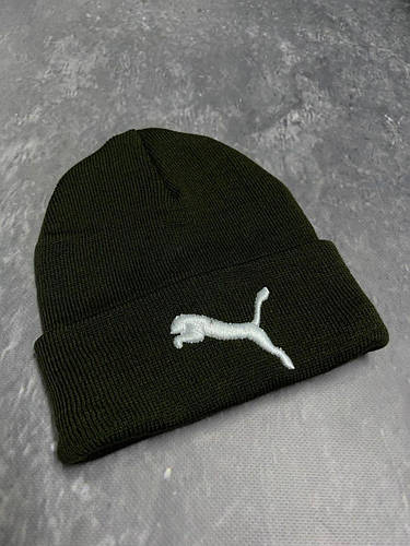 Шапки мужские Puma, Качественные мужские шапки, Мужская зимняя шапка ...