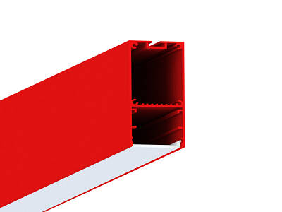 Профіль алюмінієвий LEDUA АЛ-44 + розсіювач для LED стрічки підвісний ...