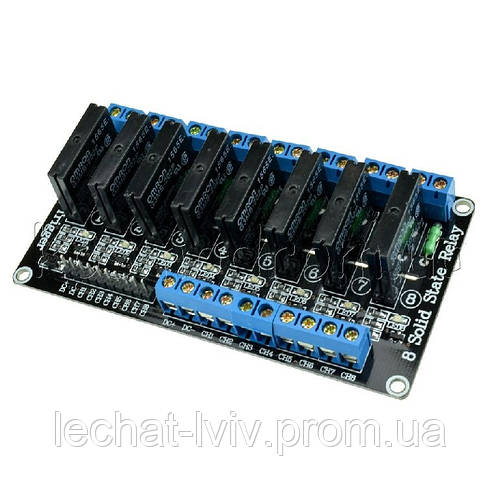 Релейные модули Arduino 8 Channel 12V SOLID State Relay Module Low ...