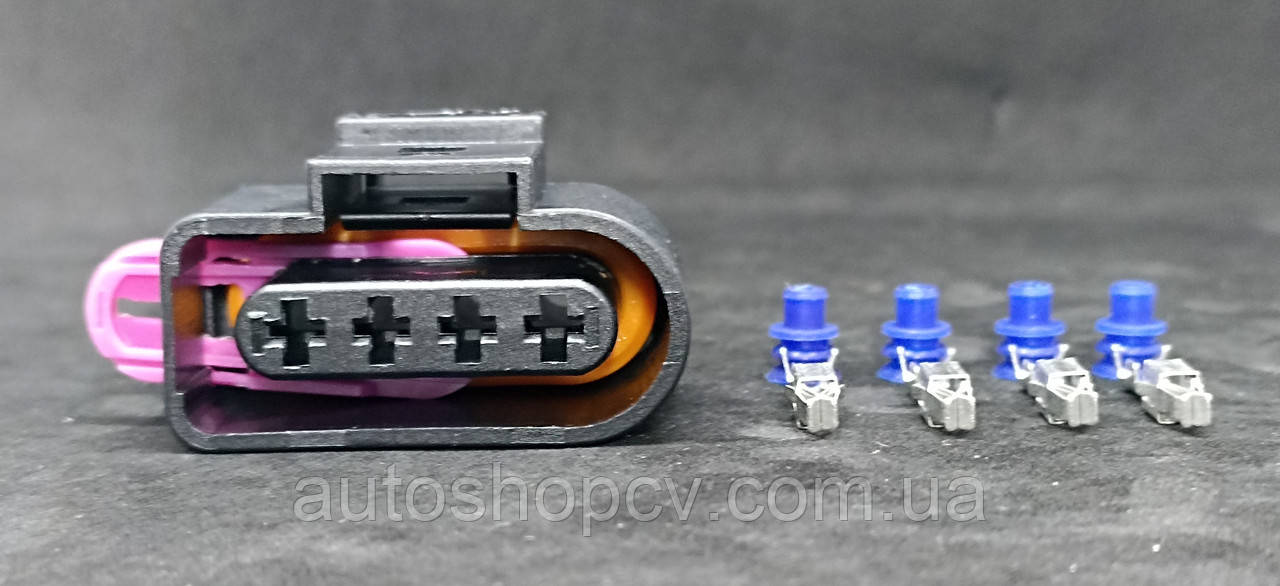 Разъем 1J0973724 катушки зажигания VAG, 4-х контактный герметичный: 1J0 ...