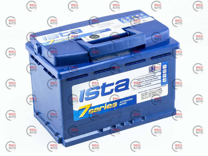 Аккумулятор ISTA 74 А2 7SERIES (720А) Евро правый + (ID#2068391450 ...