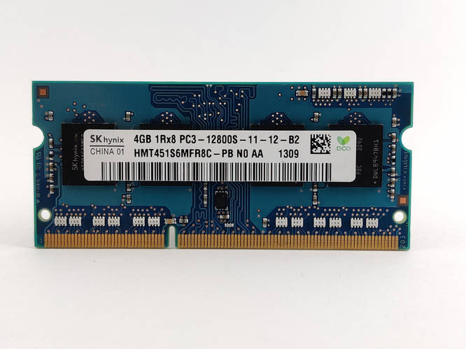 Оперативная память для ноутбука SODIMM SK hynix DDR3 4Gb 1600MHz PC3-12800S (HMT451S6MFR8C-PB) Б ...