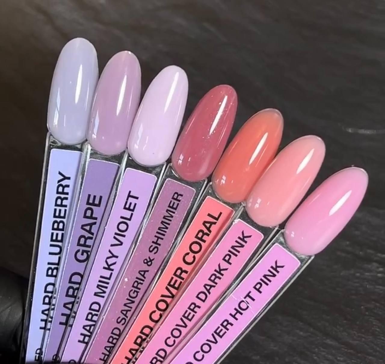 DIS HARD COVER HOT PINK Камуфлюючий твердий гель (колір: яскраво ...