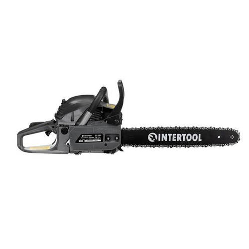 Бензопила цепная INTERTOOL DT-2209, мощность 2.6 кВт., 58 см3, шина 45 см/18", шаг 0,325", мин ...