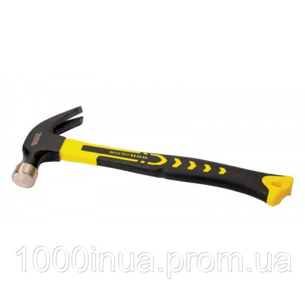 Молоток столярный MASTERTOOL 450 г рукоятка из стекловолокна 02-0704 TS, код: 7235156 (ID ...