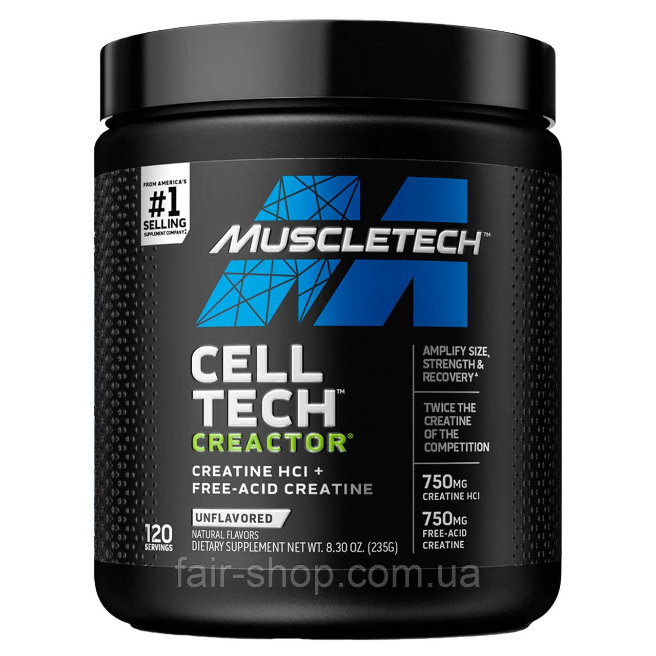 Креатин MuscleTech, Cell Tech CREACTOR, Creatine HCl + Free-Acid ...