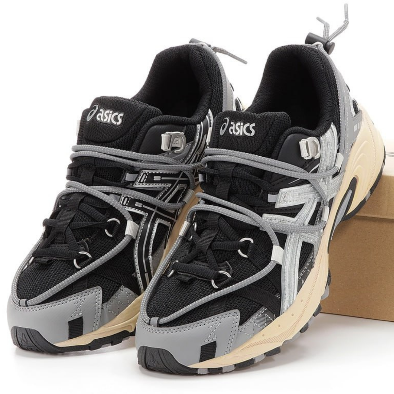Кроссовки мужские Asics Gel-Kahana Tr v2 Grey Black Silver / Асикс гель ...