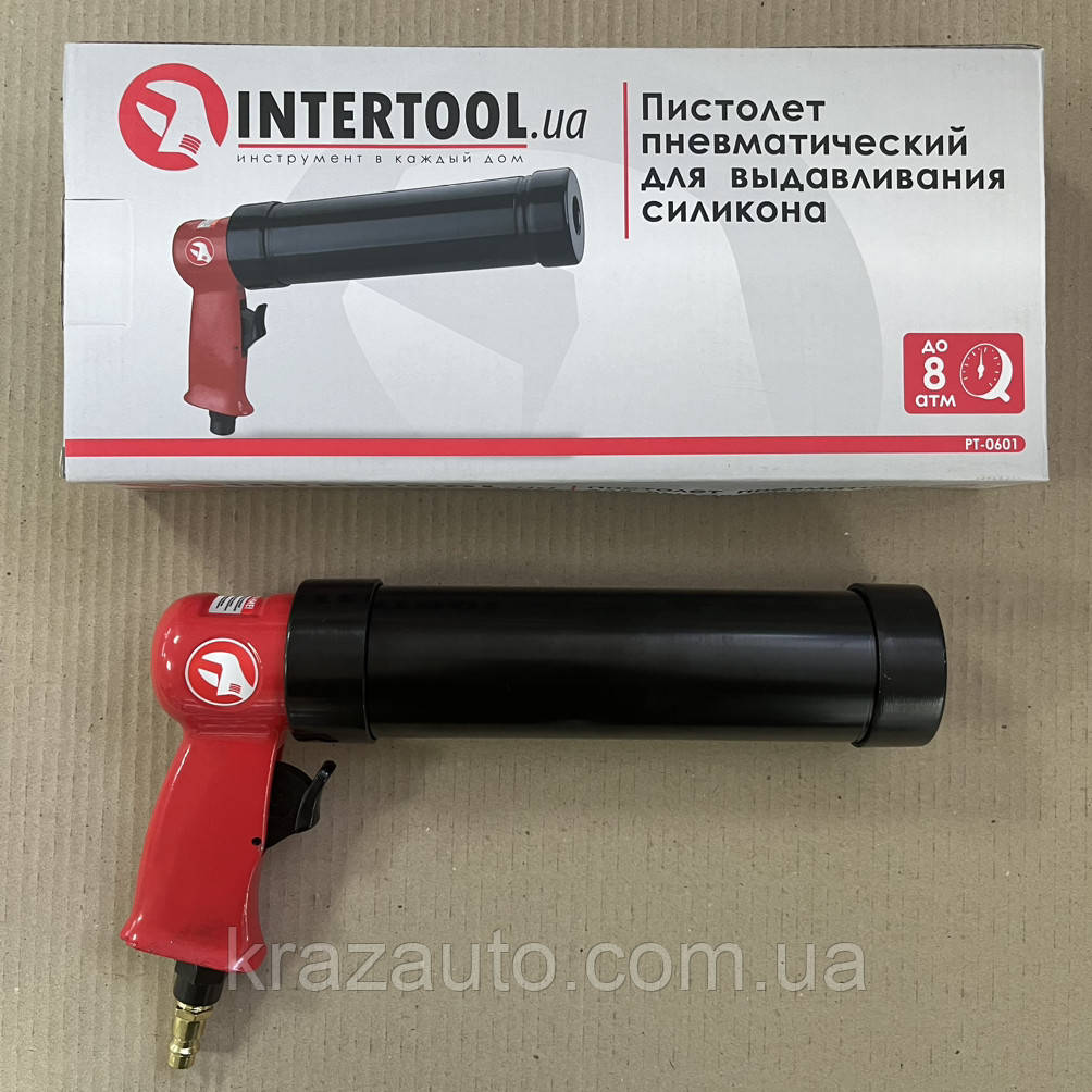 Пістолет для видавлювання силікону пневматичний INTERTOOL PT-0601 (ID#1908226127), ціна: 460 ...