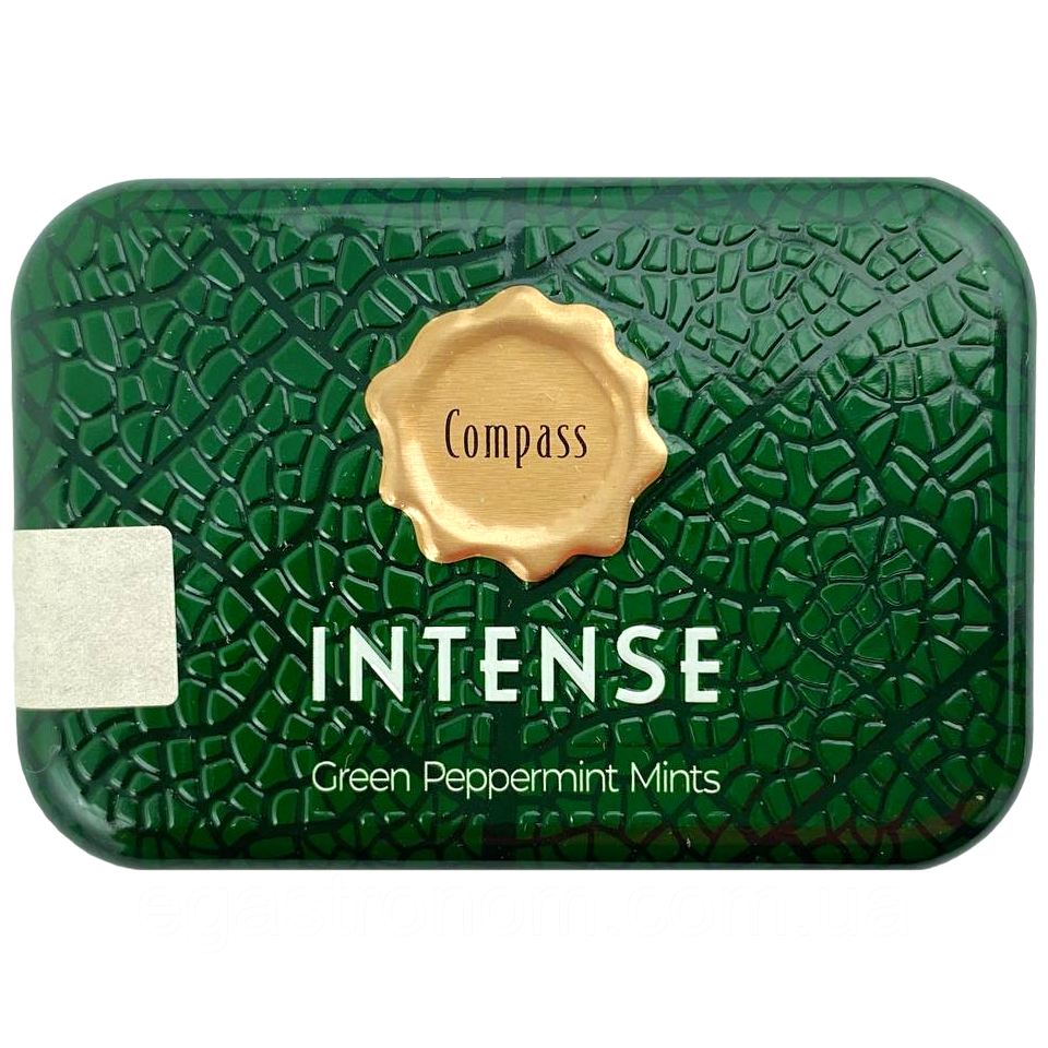 Льодяники зелена м`ята Компас Compass intense 20g 12шт/уп 8уп/ящ (Код ...