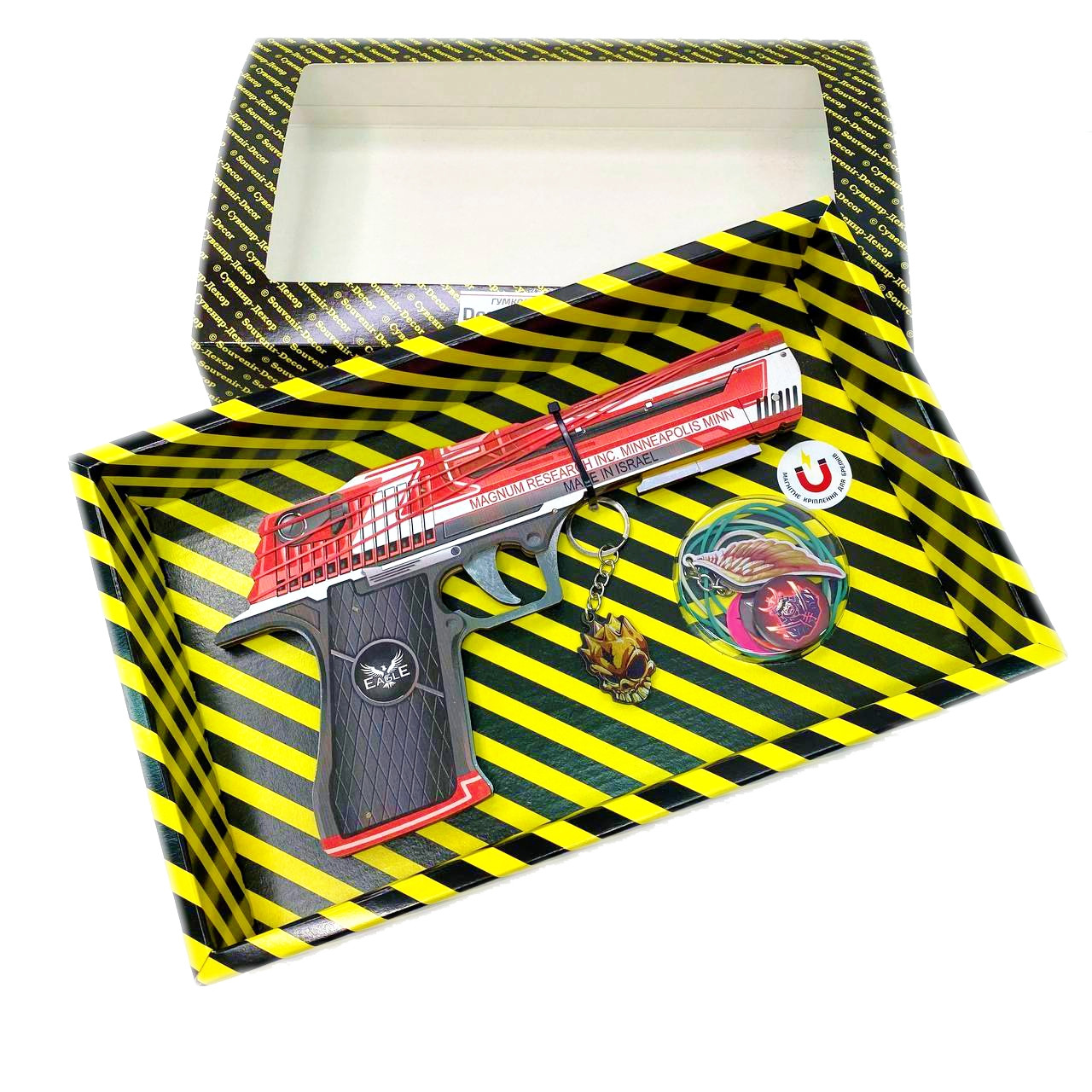 Гумкостріл "DESERT EAGLE CODE RED" BOX, в кор. 23*10см (ID#2071640513 ...