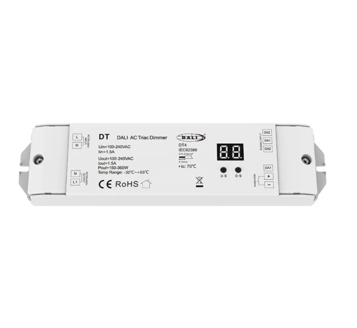 Дистанційний LED-контролер Skydance DT (DT4) 150-360W 100-240VAC Triac ...