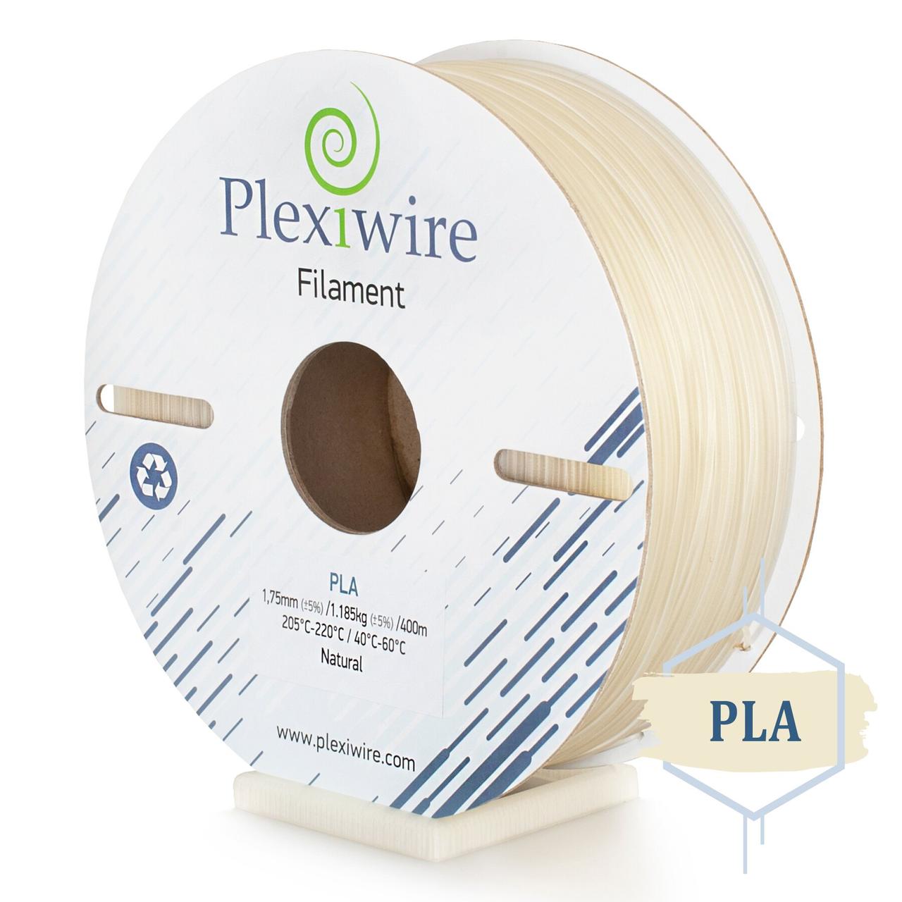 PLA пластик Plexiwire для 3D принтера 1.75мм натуральный (400м / 1.185кг) (ID#2072462284), цена ...