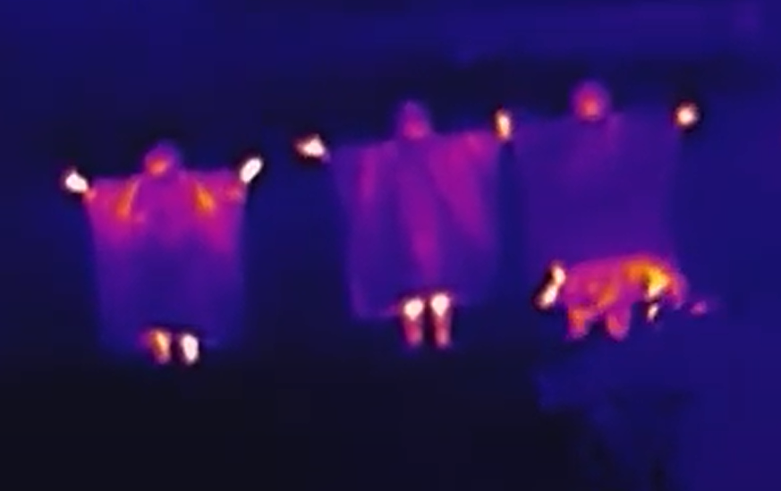 Плащ-накидка от дождя антитепловизор дождевик темно серого цвета ...