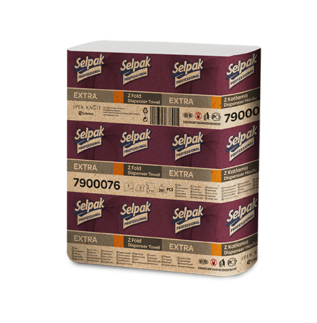 Selpak Pro. Extra Полотенце бумажное целлюлозное Z 2-х слой. 200лист ...