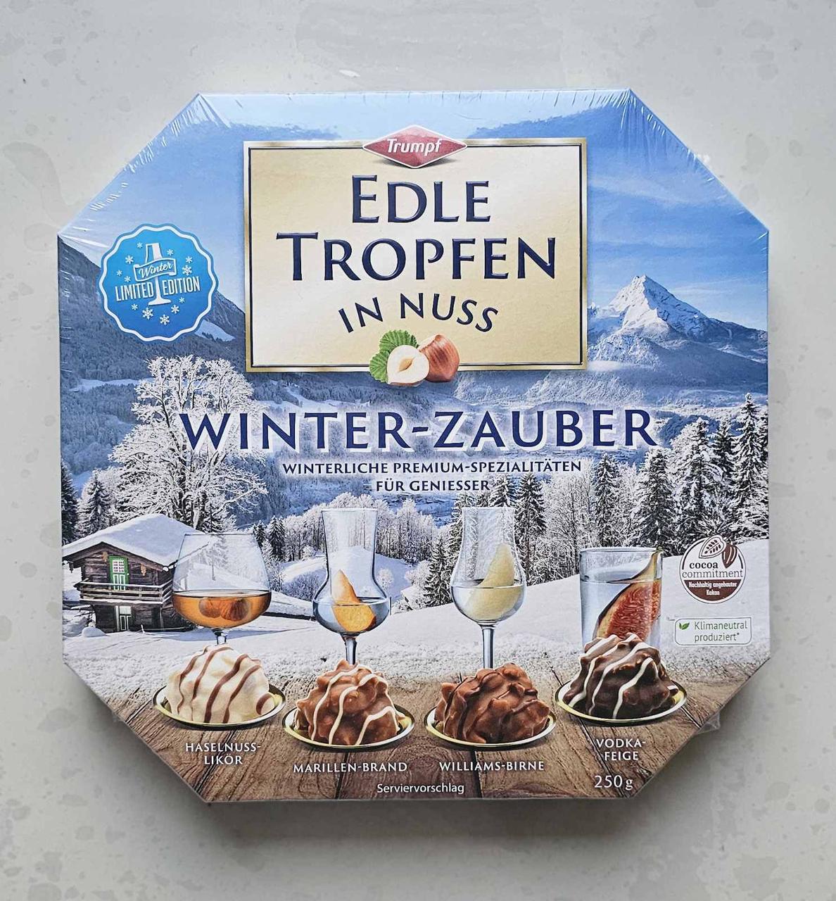 Цукерки з алкоголем Edle Tropfen in Nuss Winter -Zauber 250 г ...