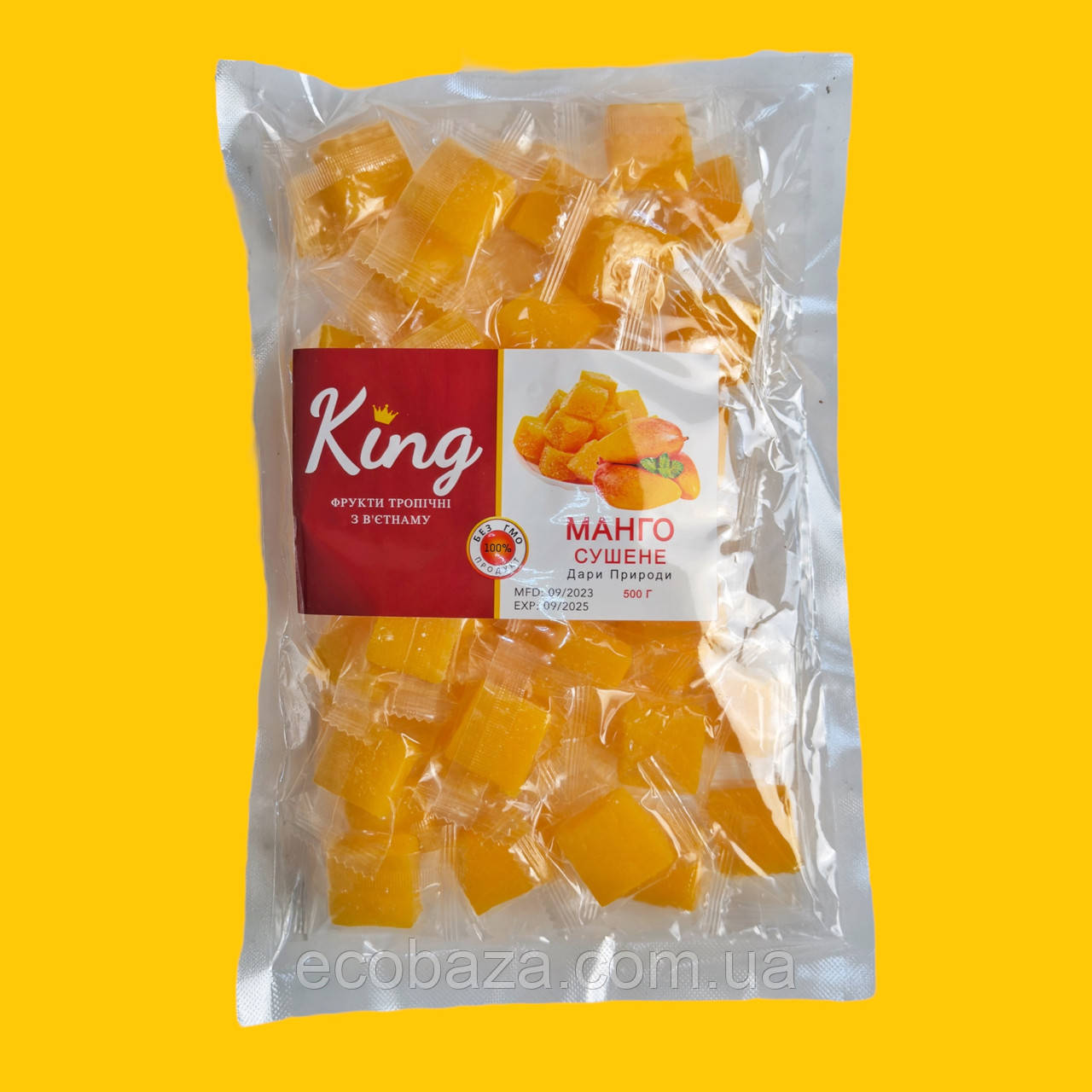 Манго кубики мармелад King 500г.: продаж, ціна у Києві. Цукати та ...