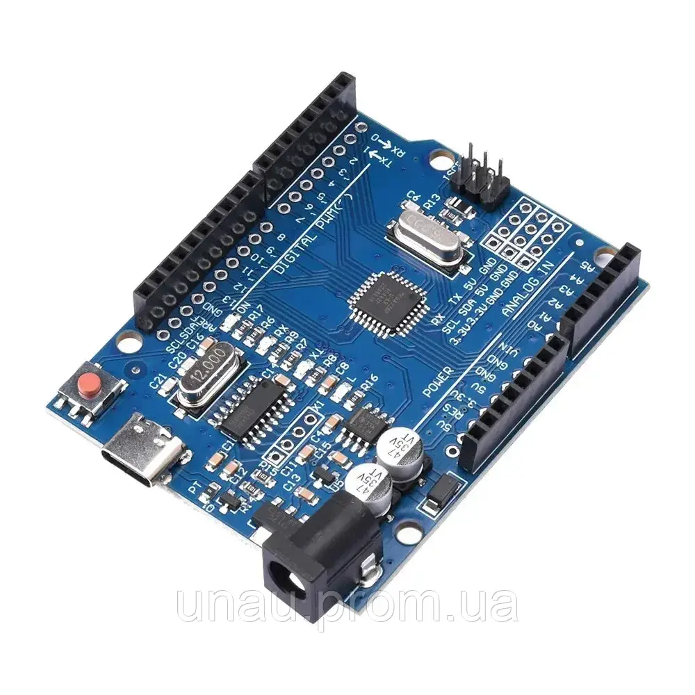 Arduino UNO R3 (CH340G) ATmega328 Type-C (ID#2075184051), ціна: 275.62 ₴, купити на Prom.ua