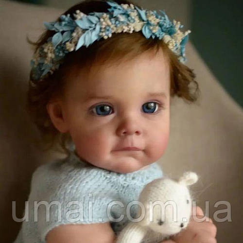 Кукла реборн 60 см, Реалистичная кукла, Reborn + набор одежды ...