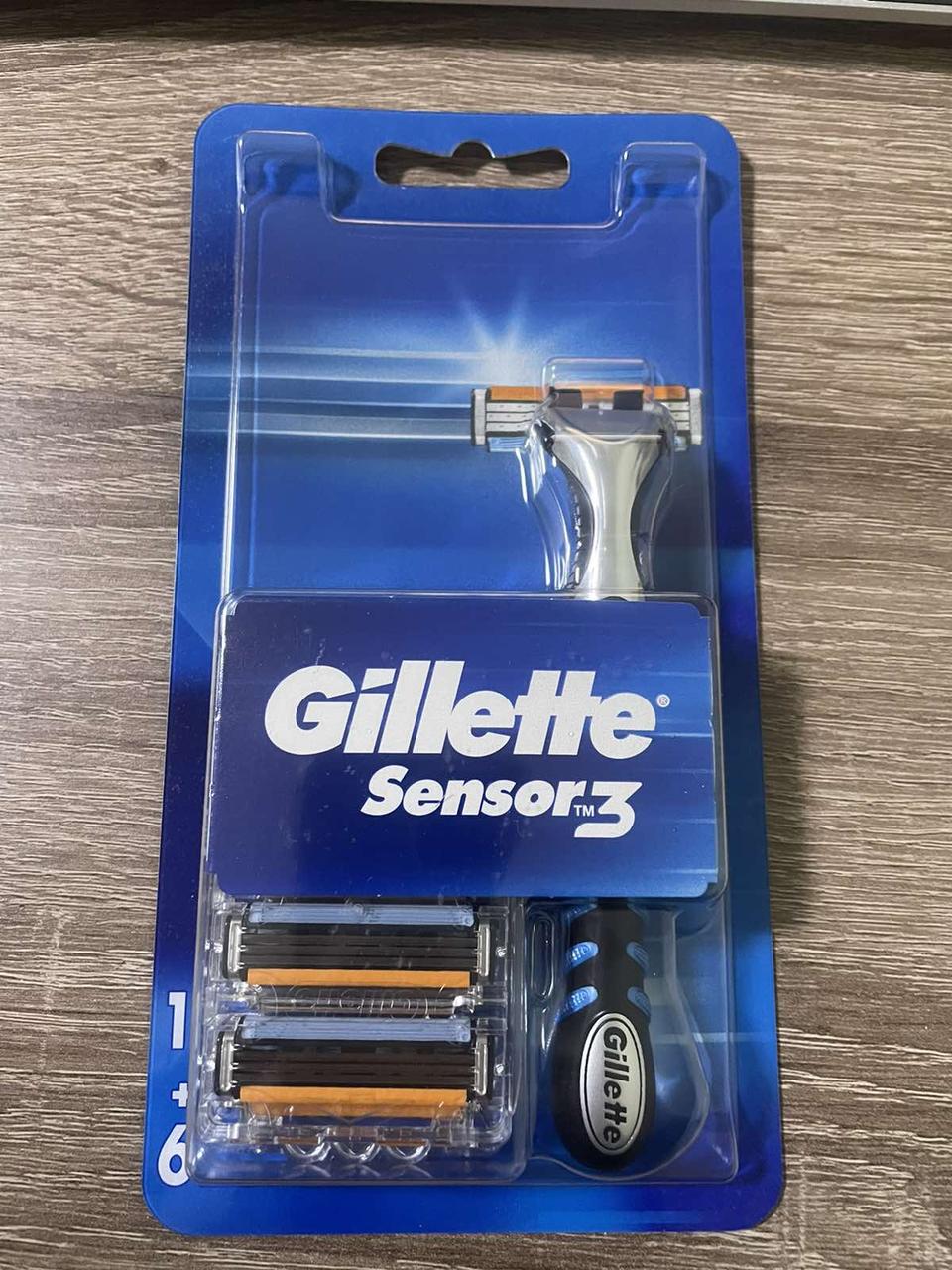 Бритва з 6 змінними касетами - Gillette Sensor 3 (ID#2077255778), цена ...
