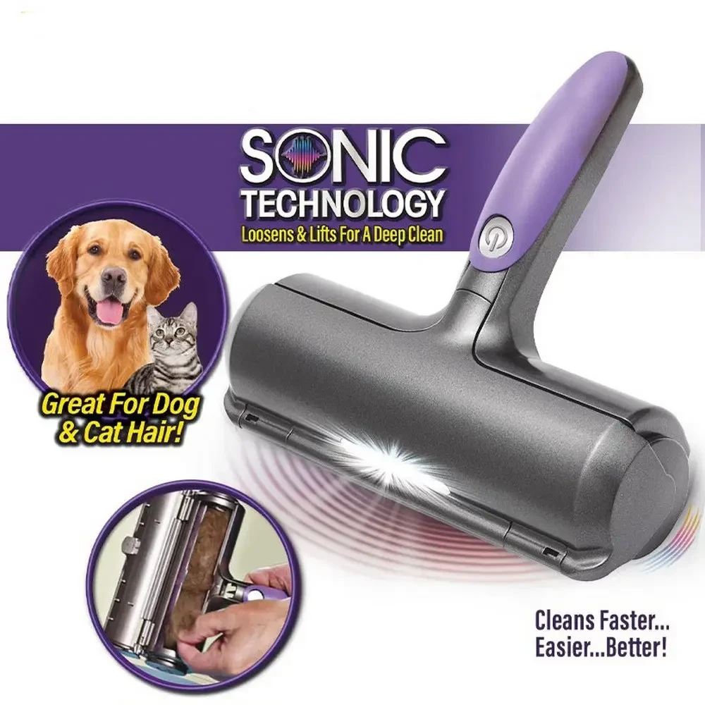 Электрическая щетка для удаления шерсти животных Fur Daddy Sonic, Мини ...