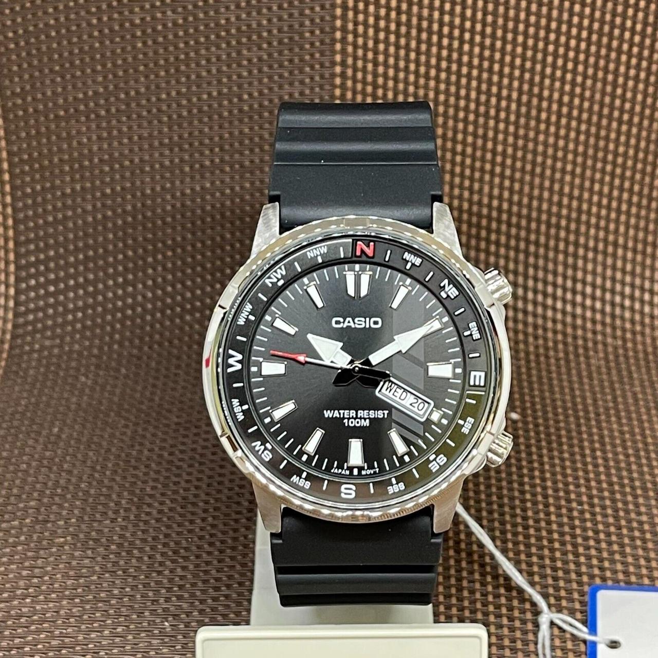 Чоловічий годинник Casio MTD-130-1A: 100-метрова водонепроникність, ціна: 5835 ₴, купити на Prom.ua