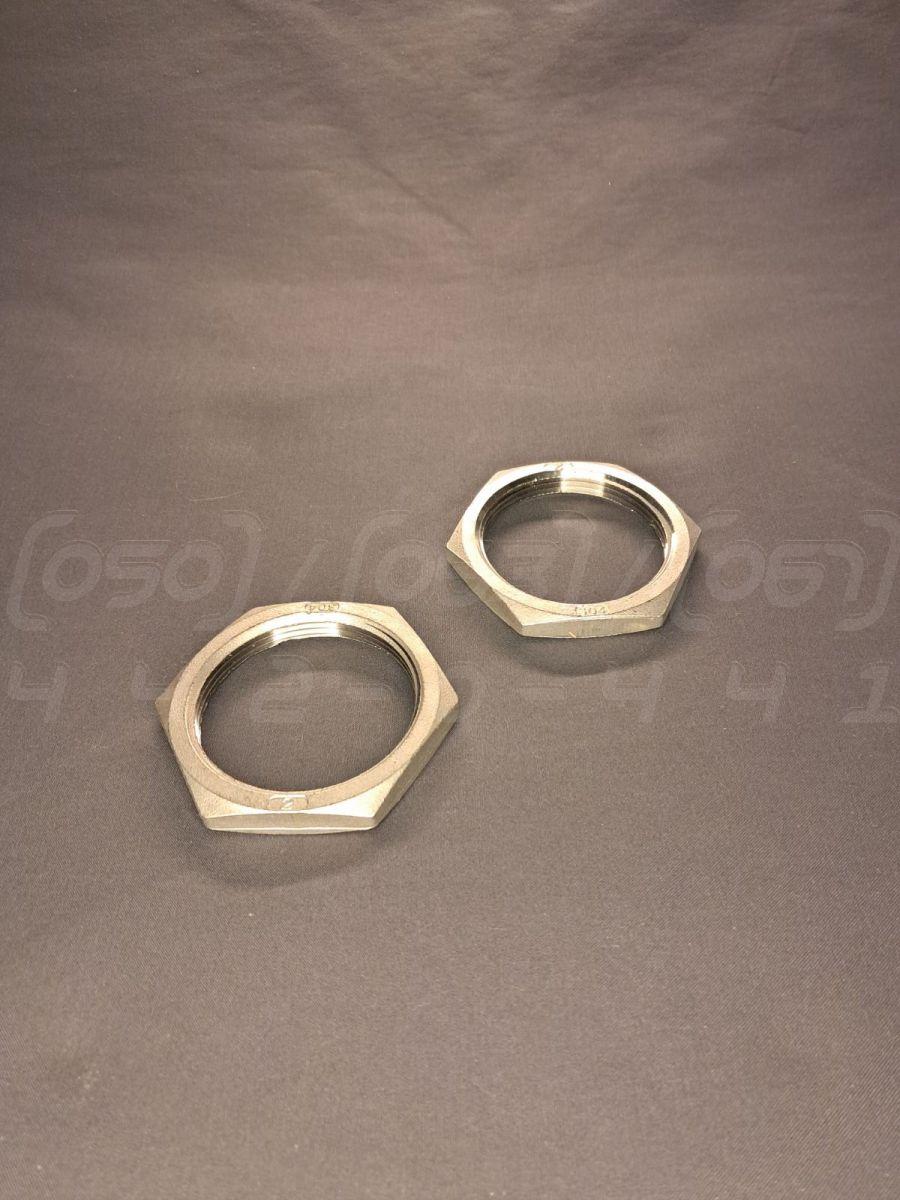 Контргайка муфтовая нержавеющая Ду50 (2"), н/ж сталь AISI304, резьба ...