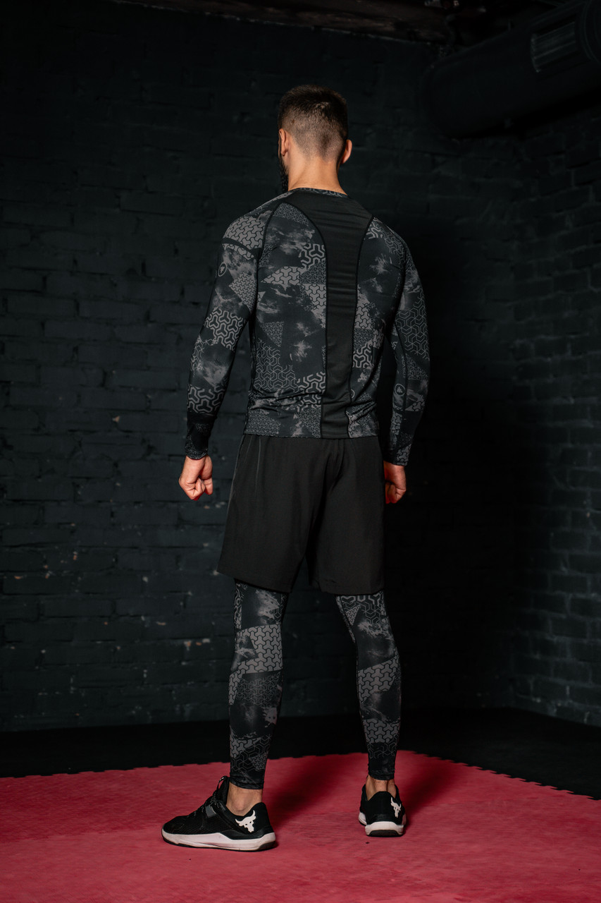 Компрессионная одежда для спорта мужская Under Armour 5в1 комплект ...
