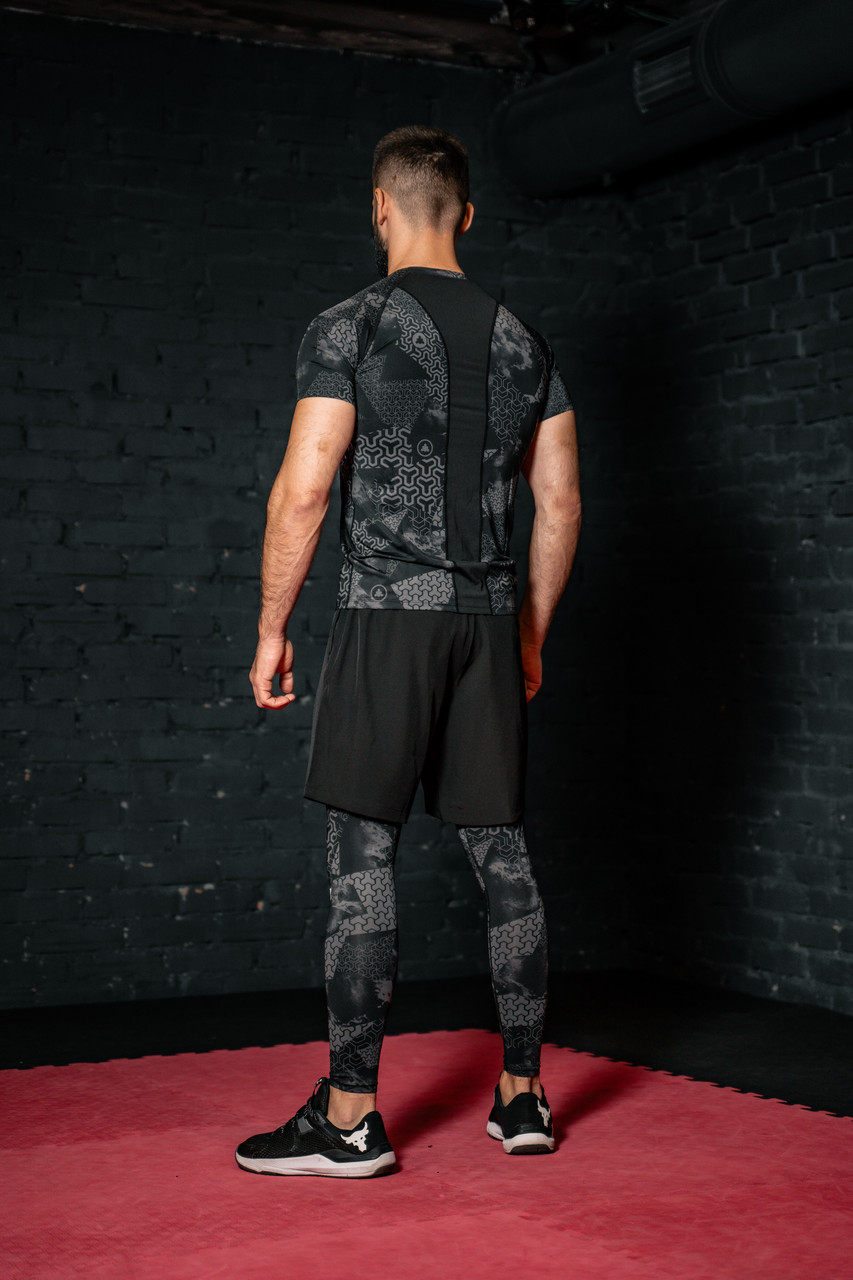 Компрессионная одежда для спорта мужская Under Armour 5в1 комплект ...