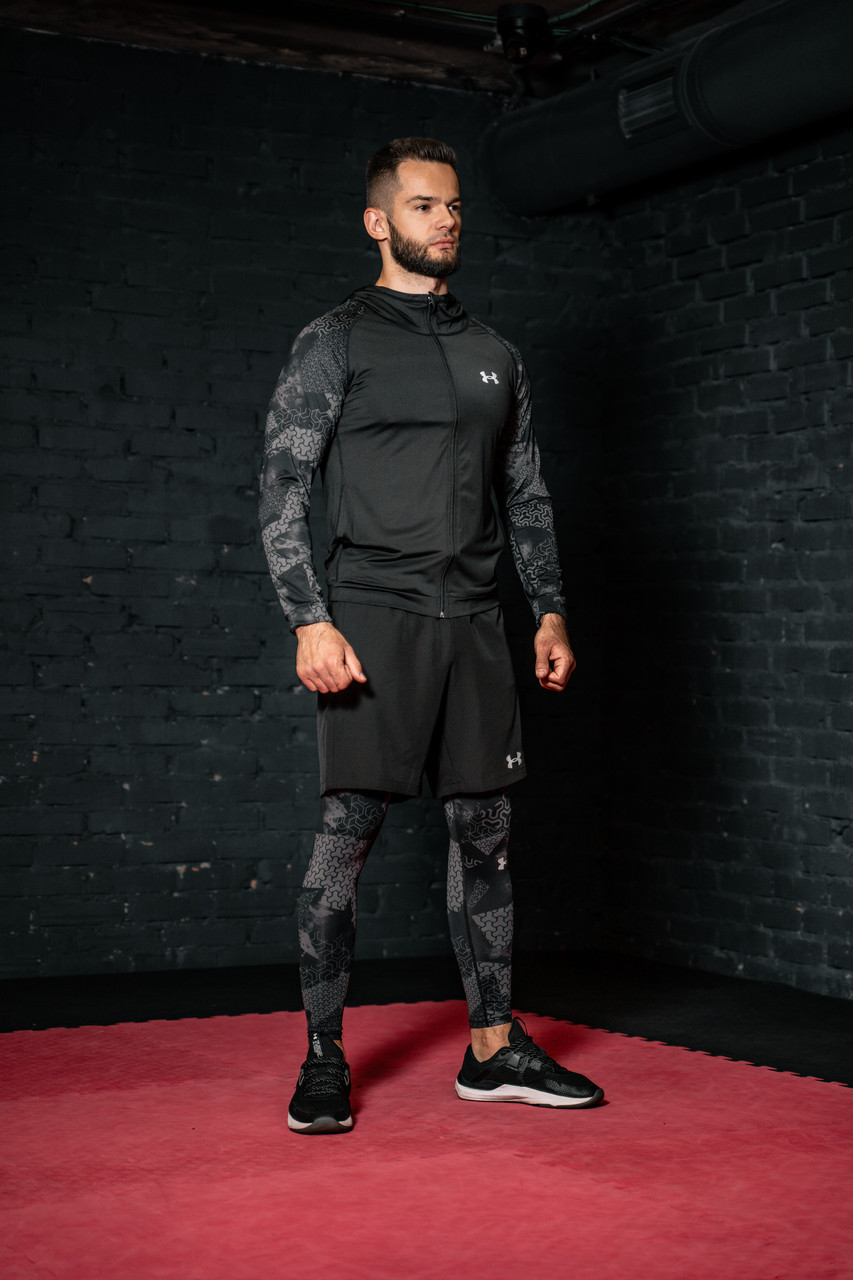 Компрессионная одежда для спорта мужская Under Armour 5в1 комплект ...