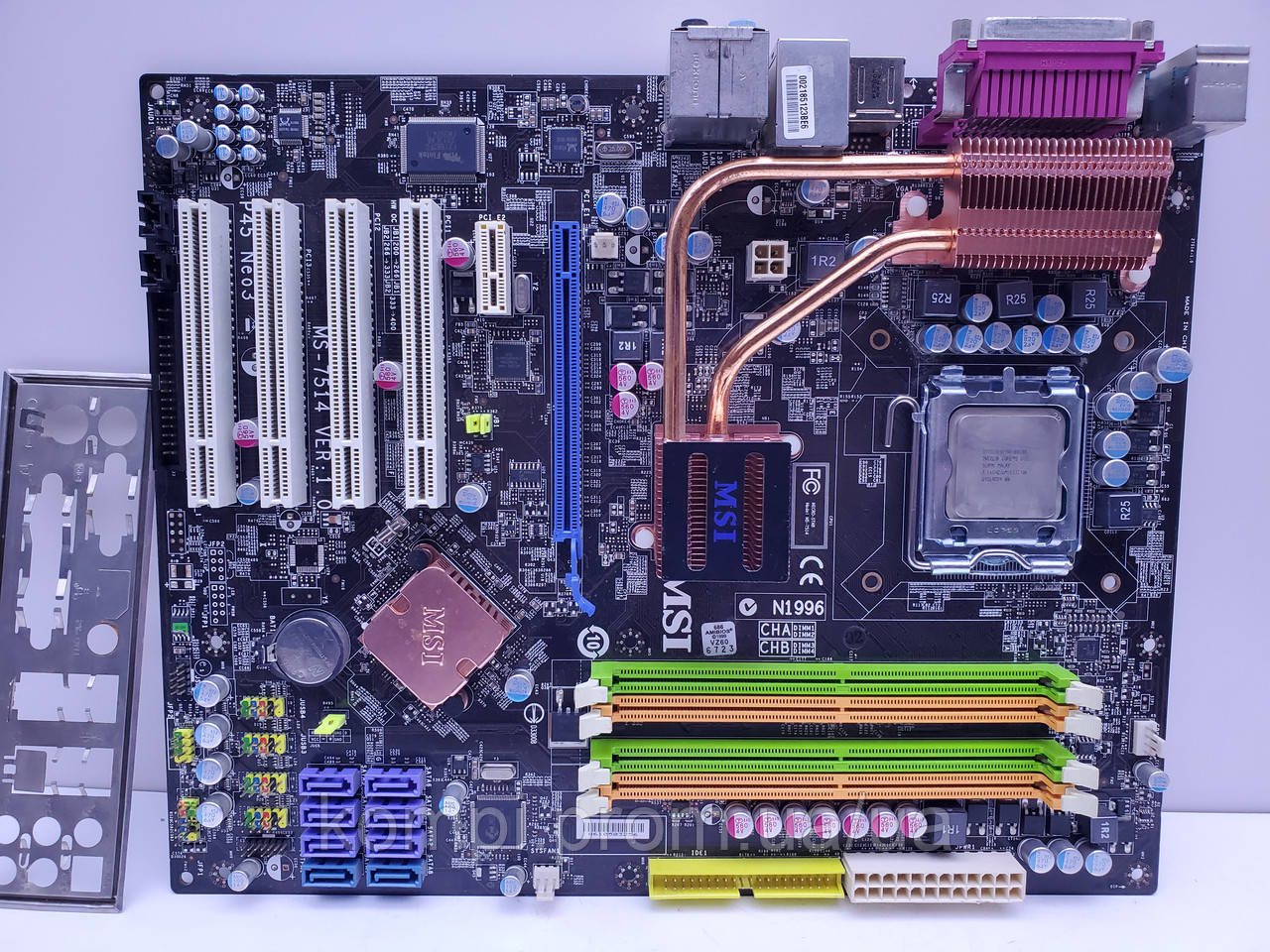 Материнська плата S775 бу купити MSI P45 Neo3 (Socket 775, DDR2, QUAD ...