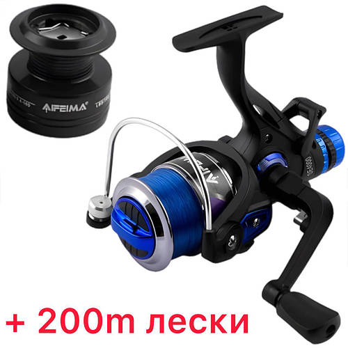 Карповая катушка Feima SE 6000 (6+1bb) + леска 200 метров в тон катушки в подарок! (ID ...