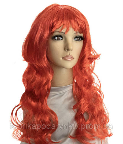 Перука хвиляста червона (ID#2078483999), ціна: 180 ₴, купити на Prom.ua